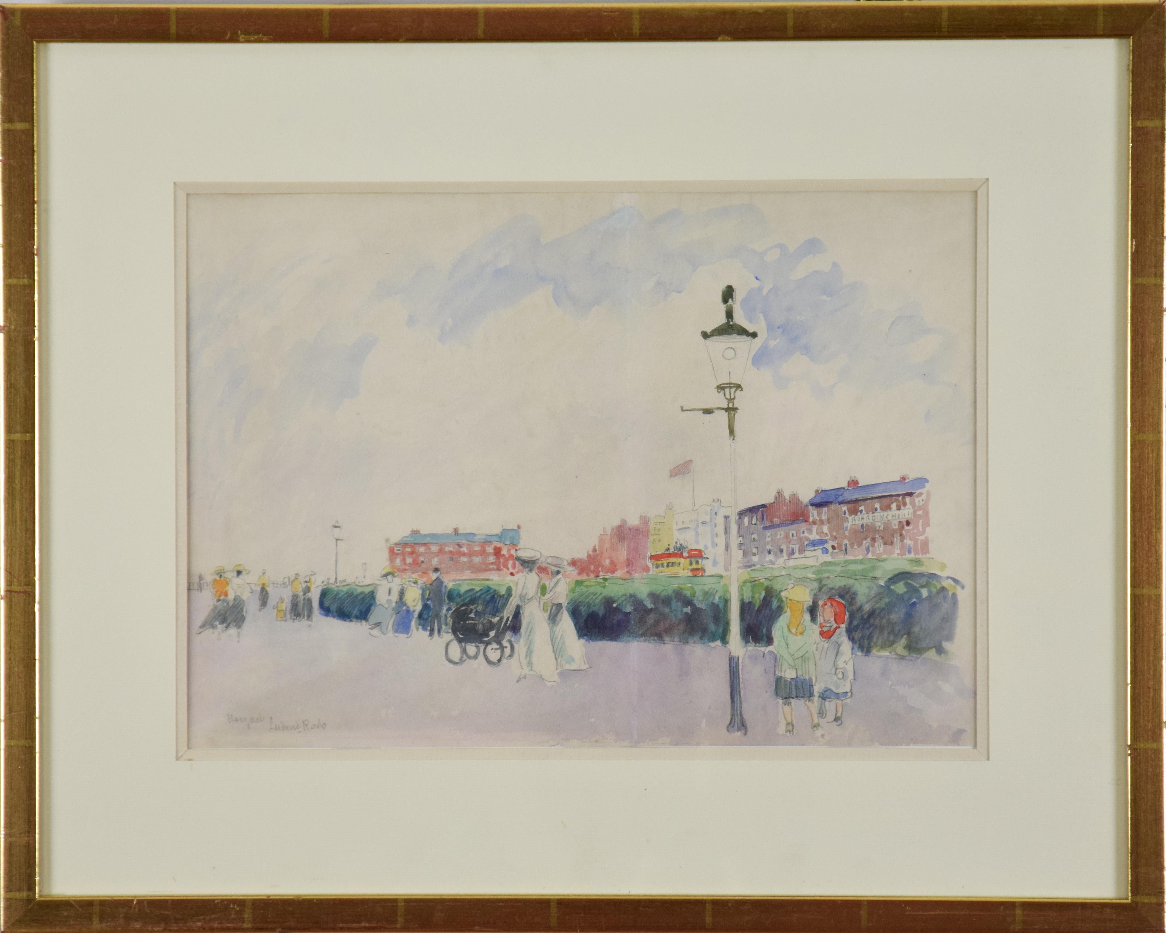 Ludovic-Rodo Pissarro - The Promenade, Margate by LUDOVIC-RODO PISSARRO ...