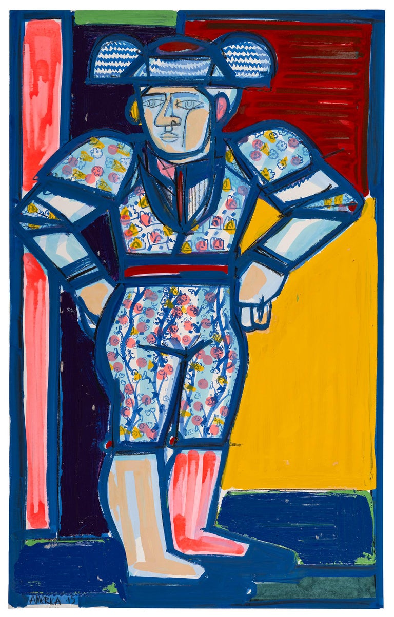 America Martin - Matador_America Martin_Animals_Pencil, Acrylic, Ink on ...