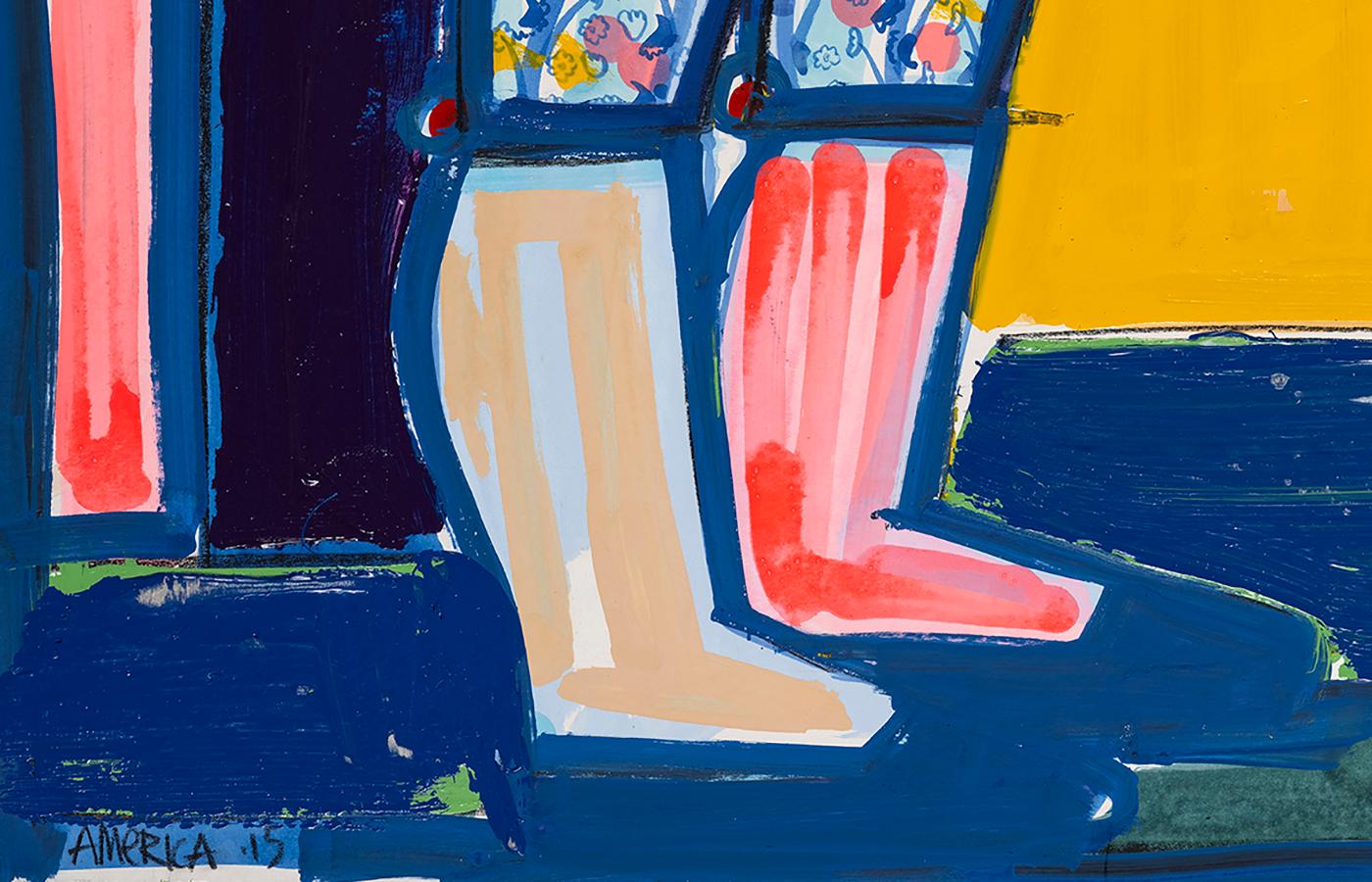 America Martin - Matador_America Martin_Animals_Pencil, Acrylic, Ink on ...