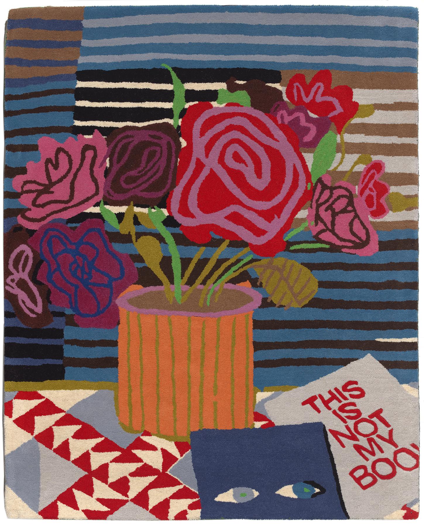Mary Finlayson - Navajo Weaving and Bird, Mary Finlayson, Gouache ...