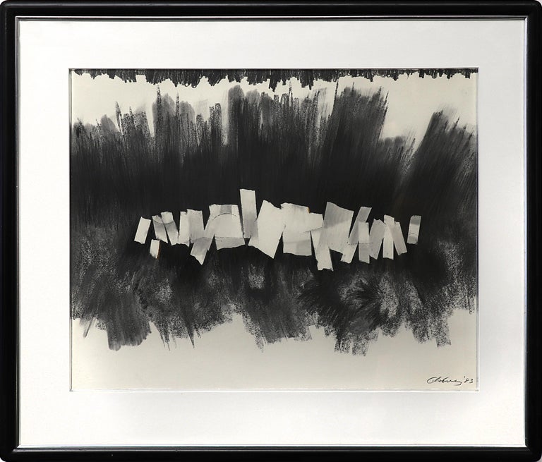 Edward Chavez - Black and White Abstract Graphite Drawing by Edward ...