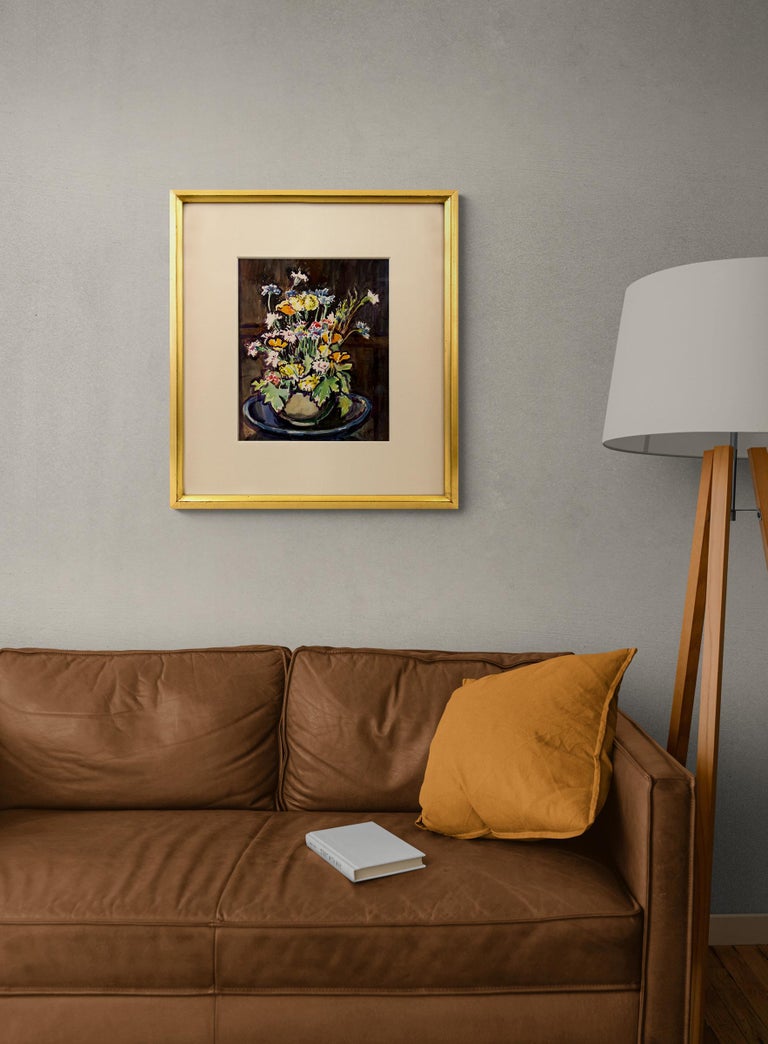 Elisabeth Spalding - Little Garden Flowers, 20th Century Still Life ...