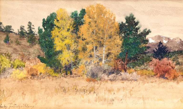 Charles Partridge Adams - Landscape Scene of Trees in Autumn in ...