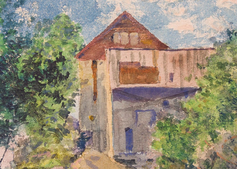 Charles Partridge Adams - Mill Near Plainfield, New Hampshire ...