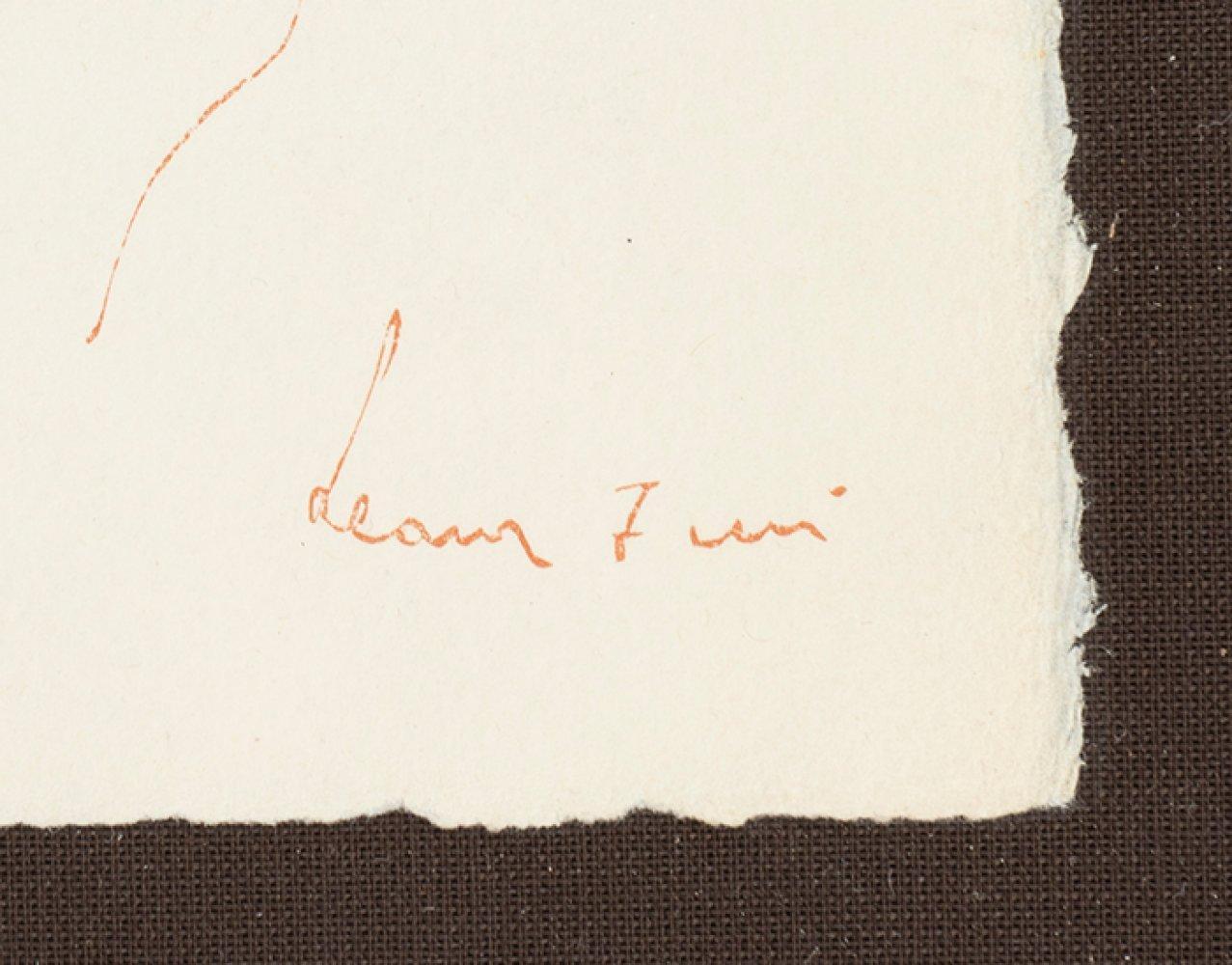 Leonor Fini - Character - Ink on Paper Unique Signed Drawing Surrealist ...