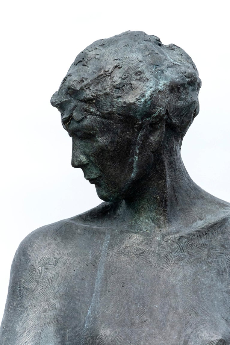 Frances Semple - Pas Seul - figurative female outdoor sculpture at 1stDibs