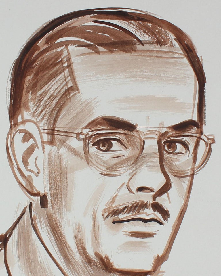 Clyde Follett Seavey - Self Portrait of the Artist w Glasses ...
