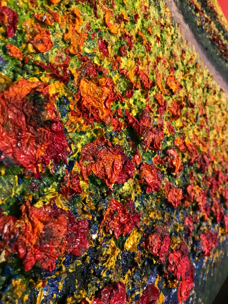 Mario Jung - Mario Jung, "Love is Red", Oil on Canvas, Original, 2020 ...