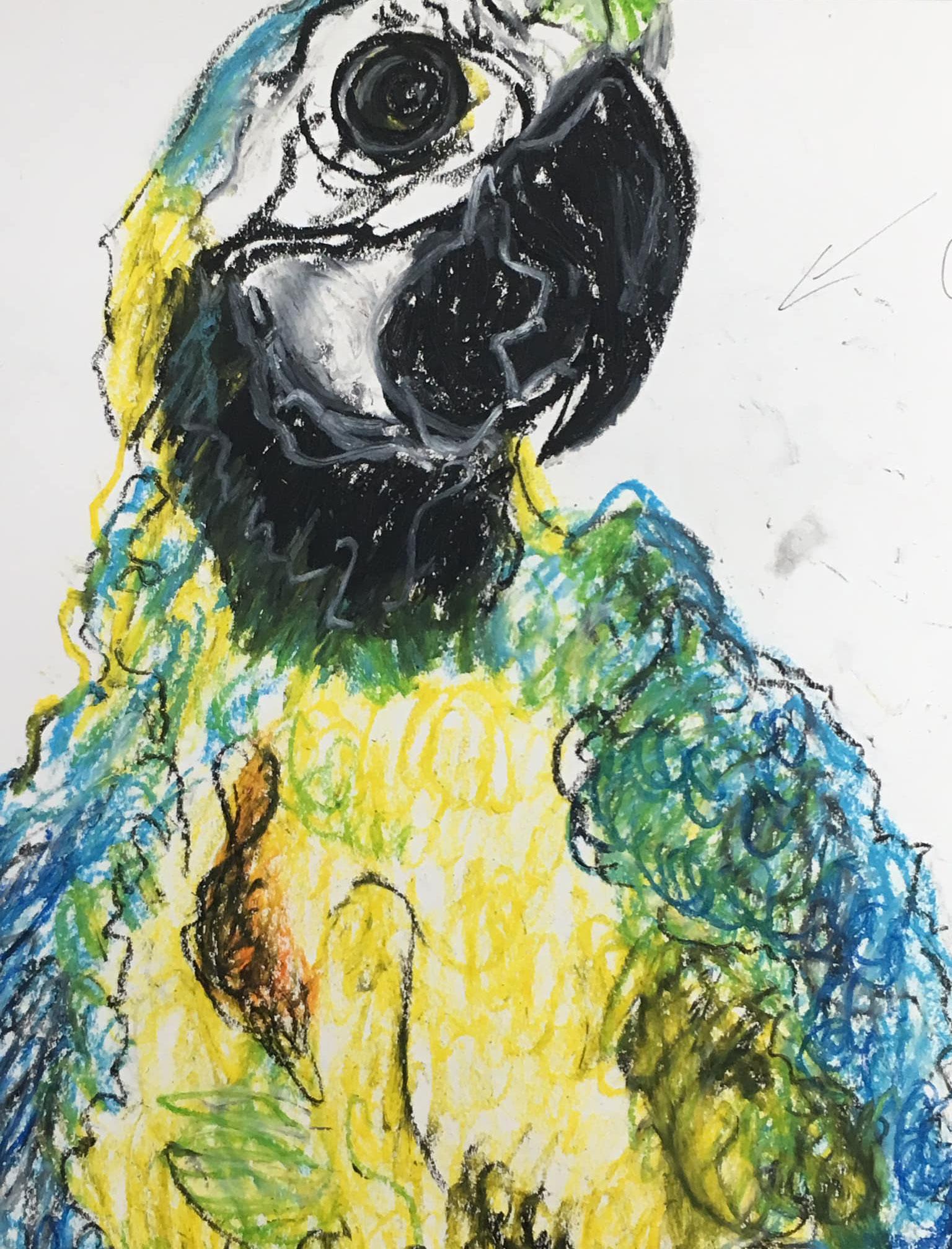 Simone Gad - Chat Rose Trois (Betty Page) at 1stDibs