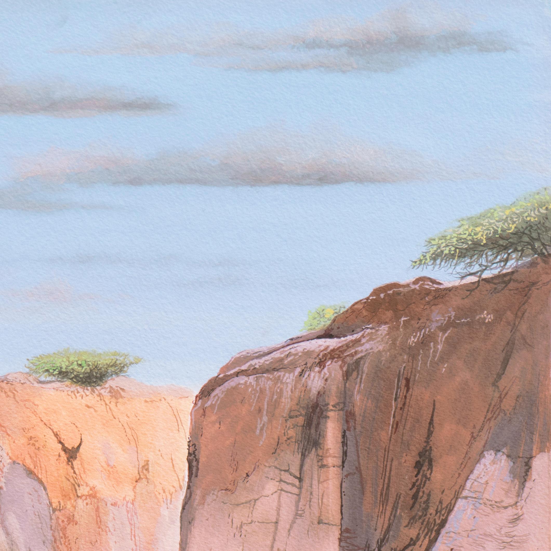 Daniel Njoroge - 'Goats in a Riverbed', Great Rift Valley, African ...