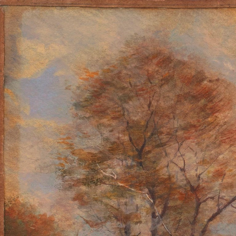 Arthur Dawson - 'Evening Fishing', Sunset River Landscape, Chicago ...