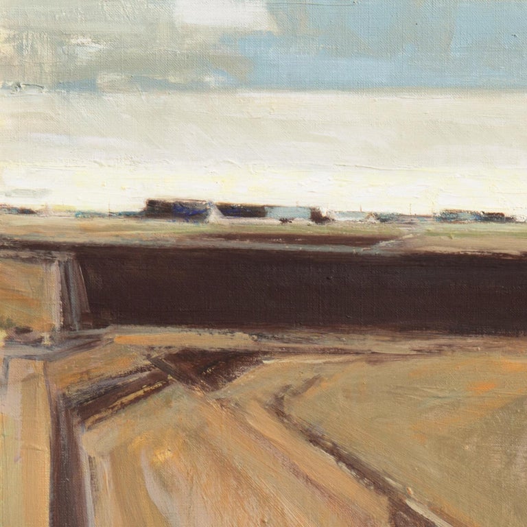 Erik Norgard - Large framed Danish Post-Impressionist, 'Rural Landscape ...