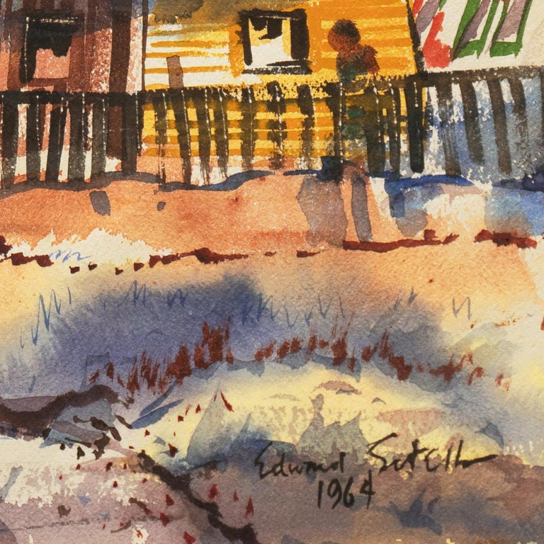 Edward Sorel - 'Old Monterey', Carmel Cottage, California Post ...