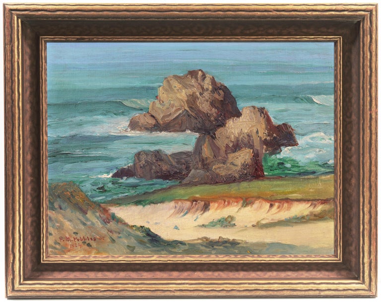 Frank Marion Peebles - 'Monterey Bay', California Plein Air, National ...
