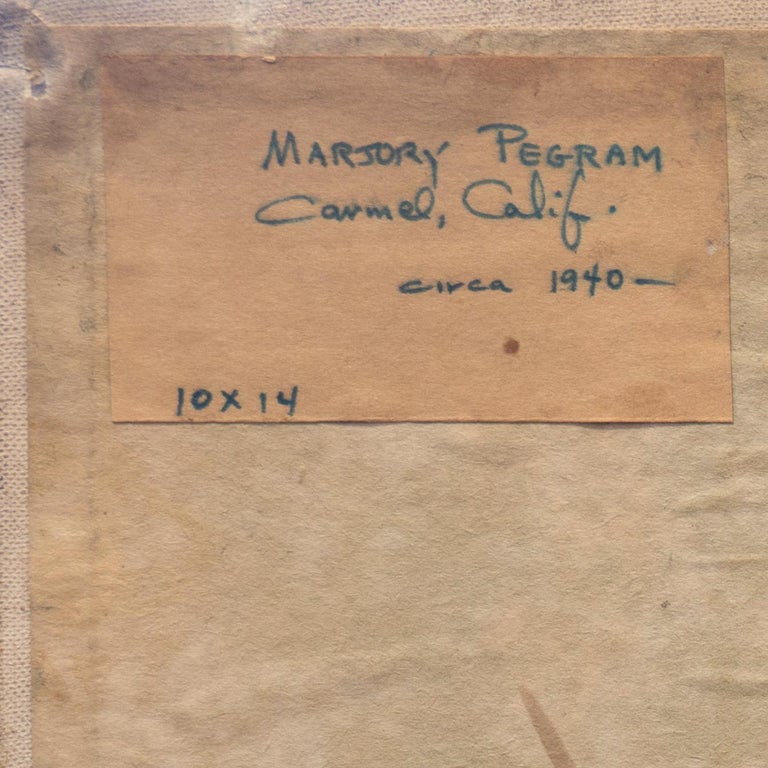 Marjory Pegram - 'At the Beach', California Impressionist woman artist ...