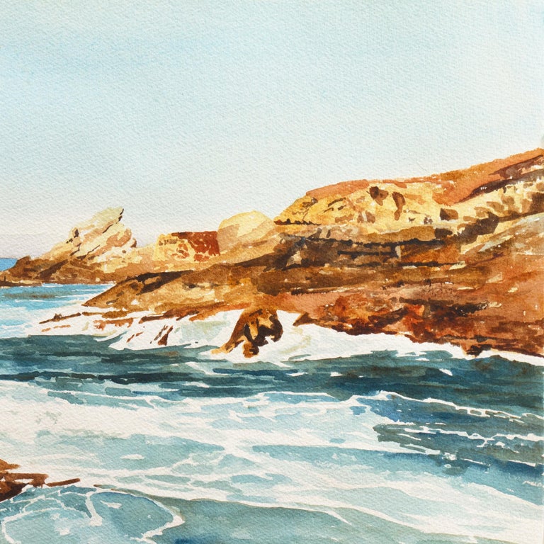 Richard Bennett - 'South Coast', Pacific Seascape Coastal Scene ...