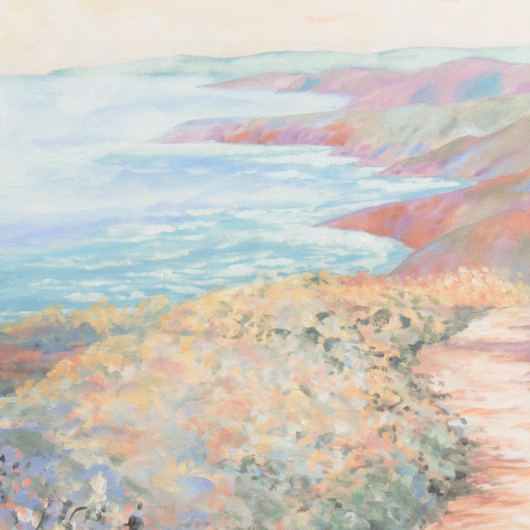 Elizabeth Horning - 'Rolling Mist off the Coast', Arizona Woman Artist ...