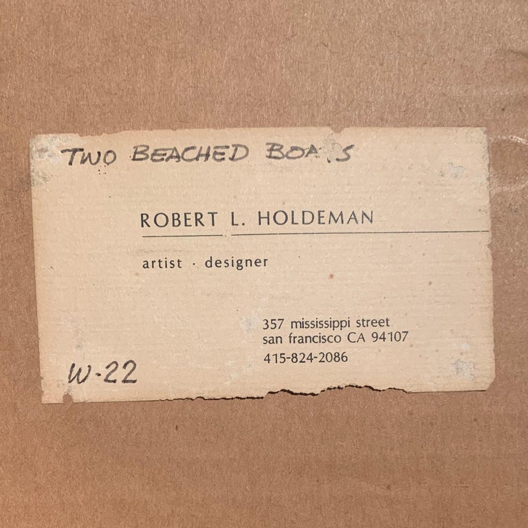 Robert Holdeman - 'Two Boats', San Francisco Bay Area Abstraction ...