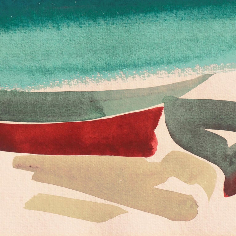 Robert Holdeman - 'Two Boats', San Francisco Bay Area Abstraction ...