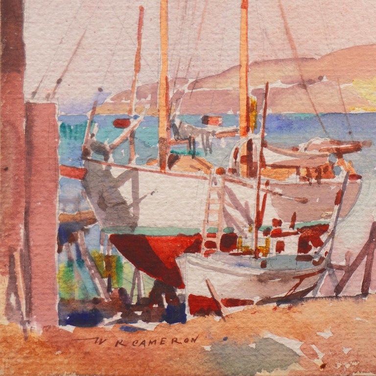 William Ross Cameron - 'Old Sausalito', San Francisco Bay, California ...