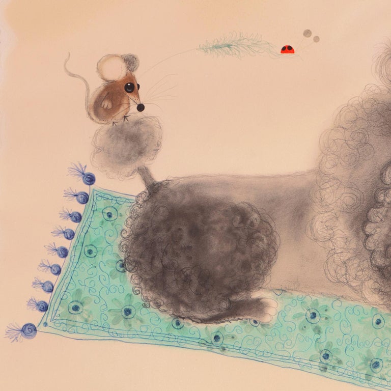 George Buckett - 'Valentine's Chocolates', Romantic Poodle, East Cowles ...