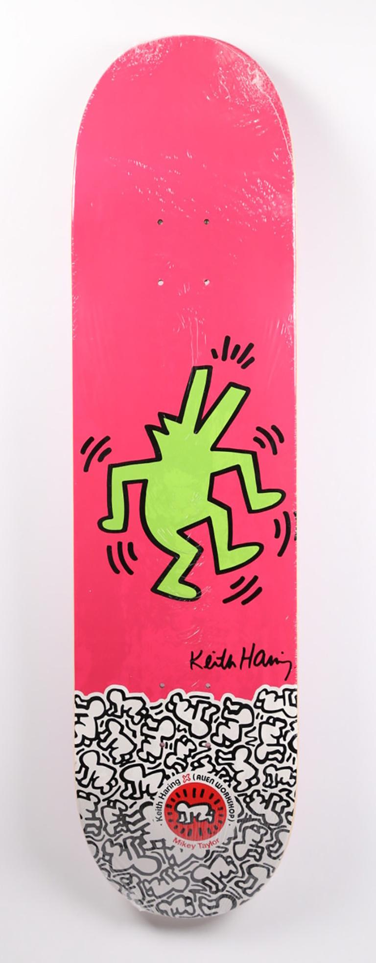 (after) Keith Haring - Keith Haring Skateboard Deck (Haring crocodile ...
