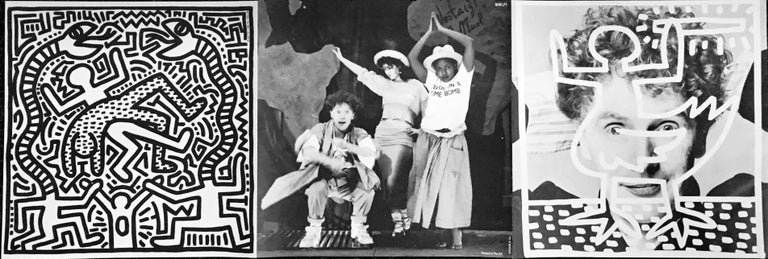 Keith Haring - Original Keith Haring 1980s Record Art (Haring snakes ...