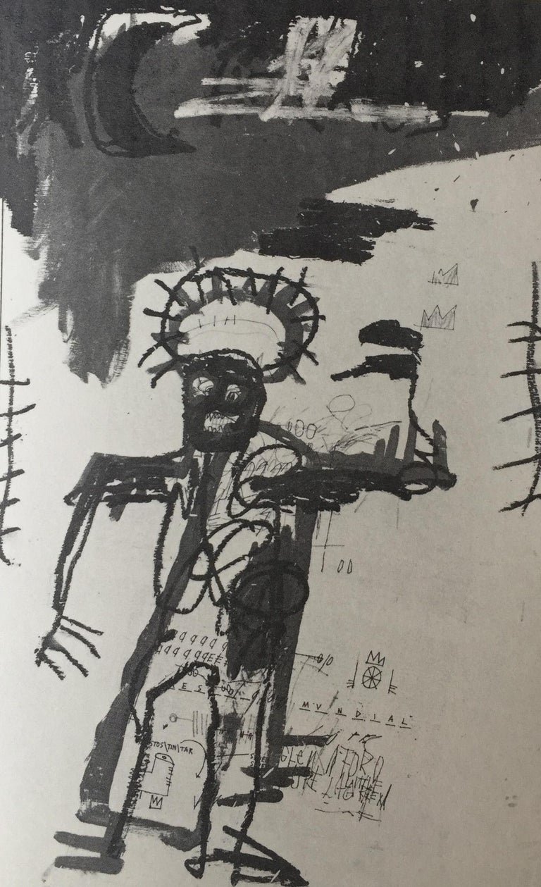 after Jean-Michel Basquiat - Basquiat at Annina Nosei Gallery 1986 at ...