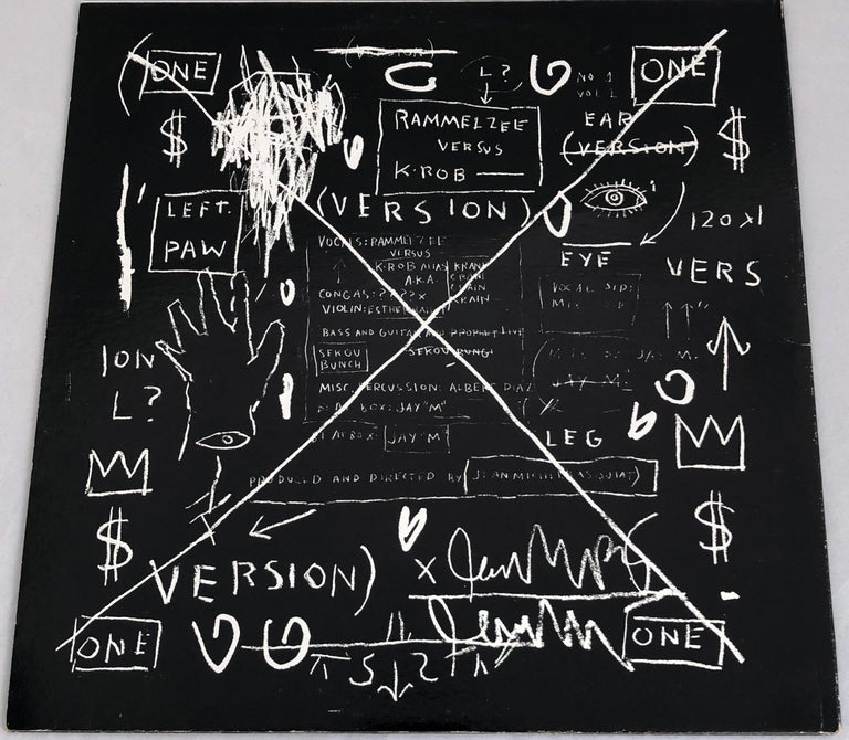 after Jean-Michel Basquiat - Basquiat Beat Bop Vinyl Record at 1stDibs