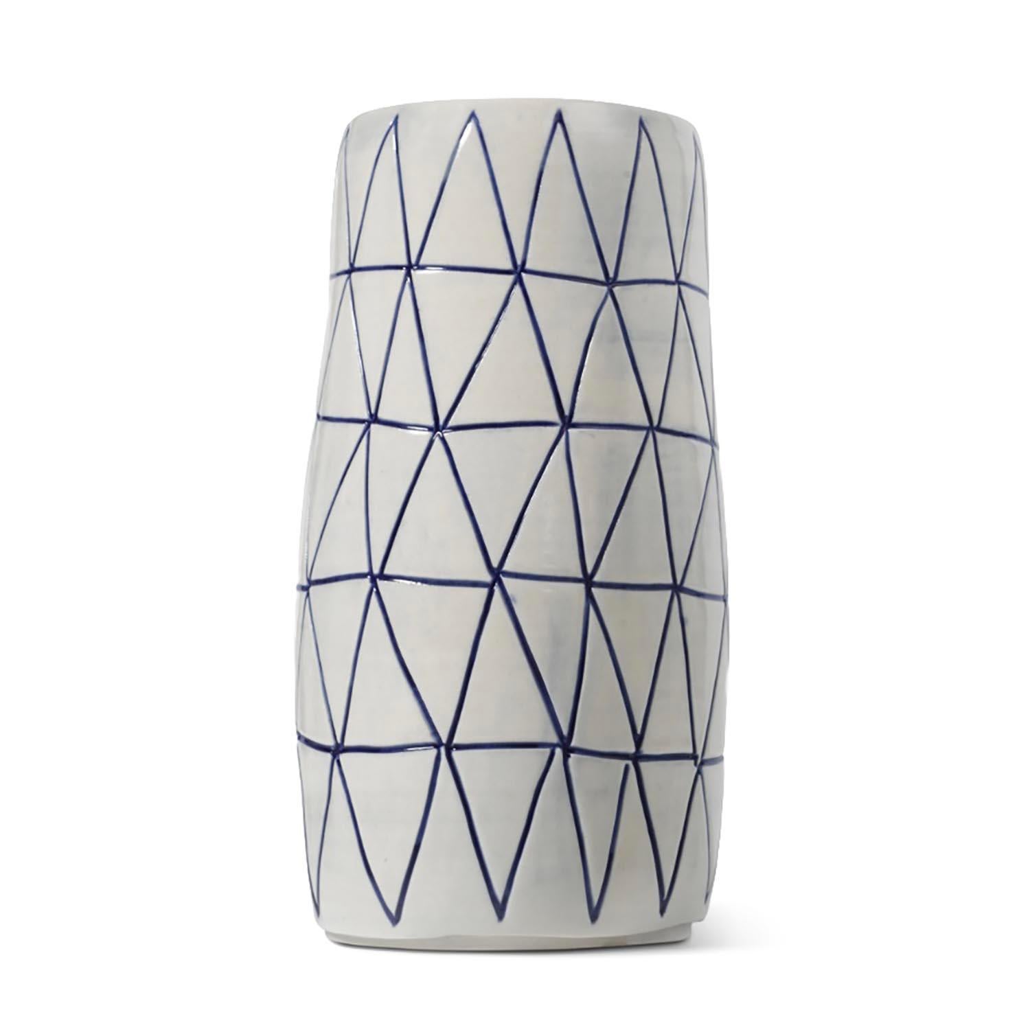 Shio Kusaka - Blue Triangle Vase by Shio Kusaka (INV# NP3990) For Sale ...