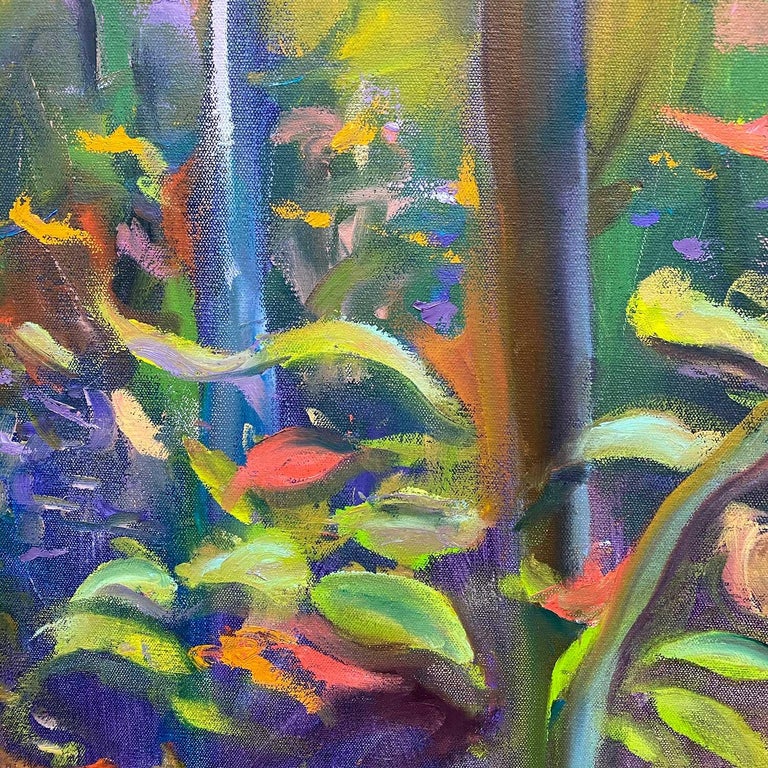 Tom Weinkle - Falling Leaves 60 X 40 For Sale at 1stDibs