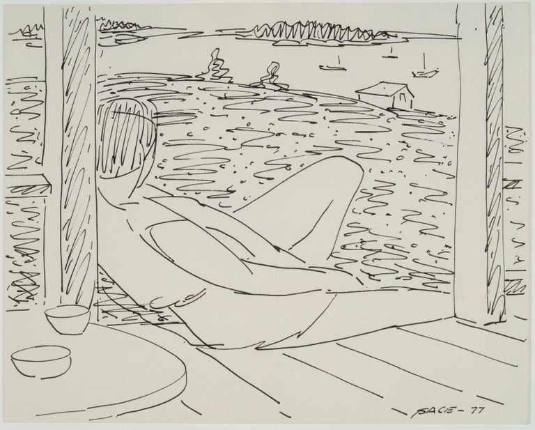 Stephen Pace - UNTITLED DRAWING (STUDY FOR "MEREDITH IN MAINE") For ...
