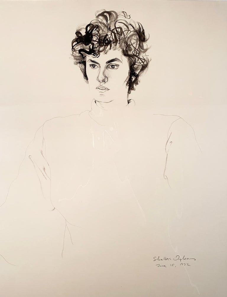 Don Bachardy - PORTRAIT OF STATHOS ORPHANOS at 1stDibs