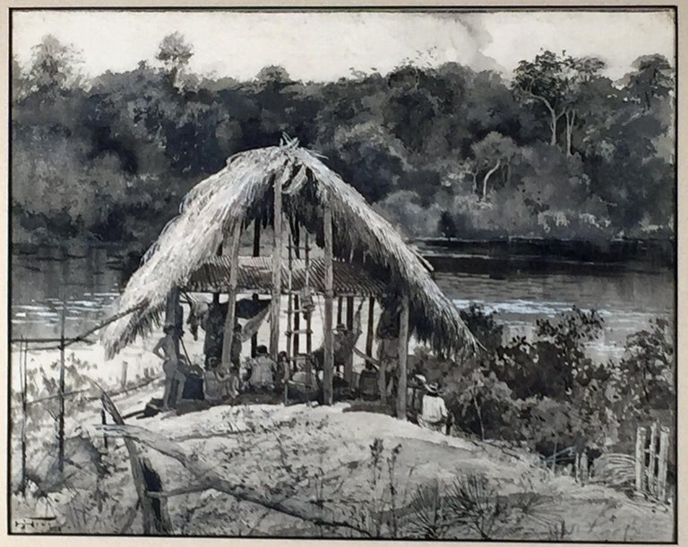 Harry Fenn - A VENEZUELAN STATION and THE FALLS OF "EL NEGRO" CUYUNI ...