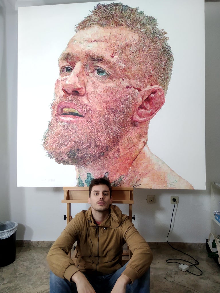 Javier Vazquez - "Notorious" HAND PAINTED For Sale at 1stDibs