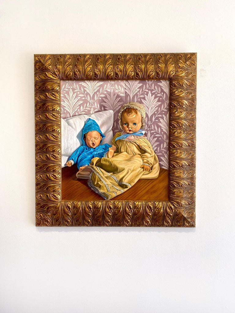 Thomas Hoffman - Photorealist portrait painting Thomas Hoffman 'Sid and ...