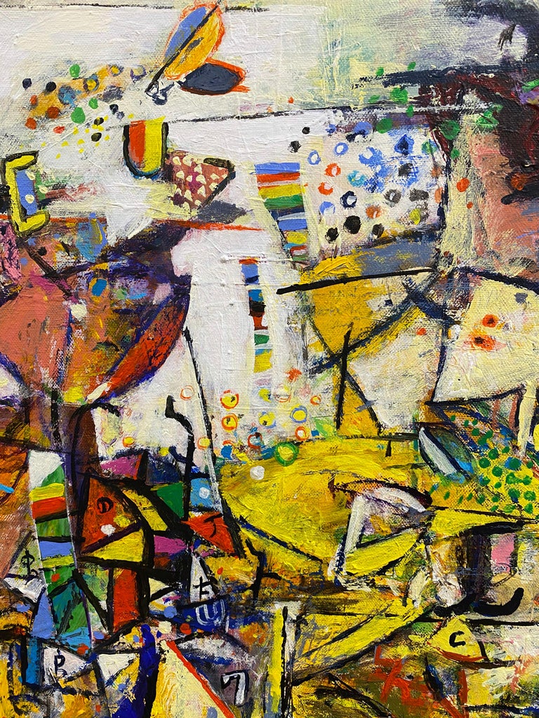 Wosene Worke Kosrof - Wosene Kosrof abstract painting 'The Heart of ...