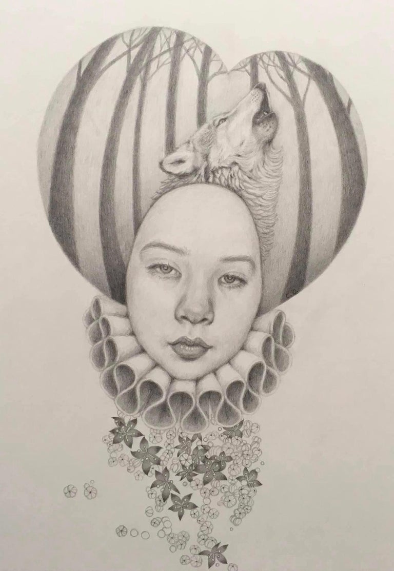 Chikako Okada - Four drawings - Okada suit of playing cards For Sale at ...