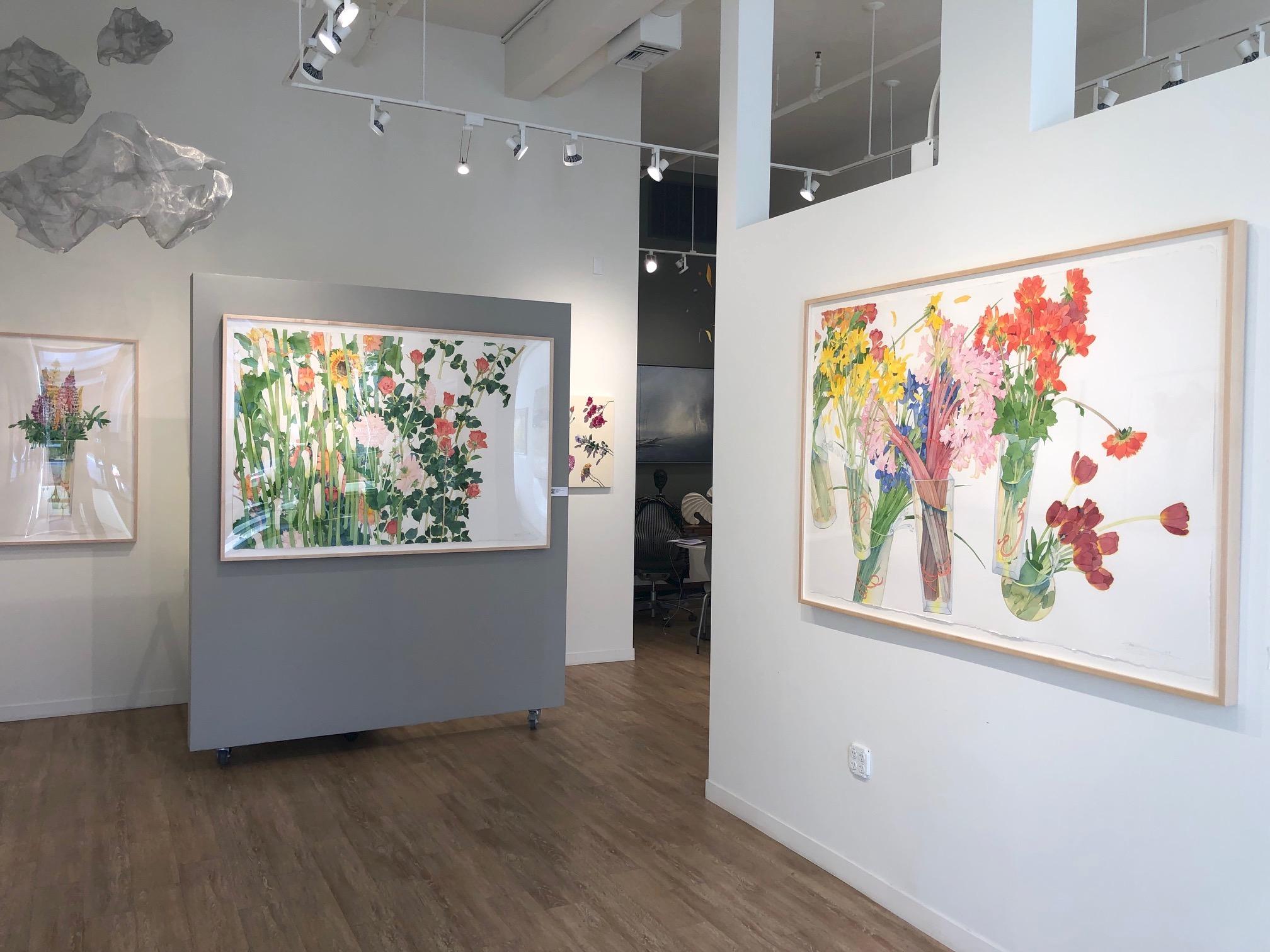 Gary Bukovnik - Spring Composition / contemporary floral large ...