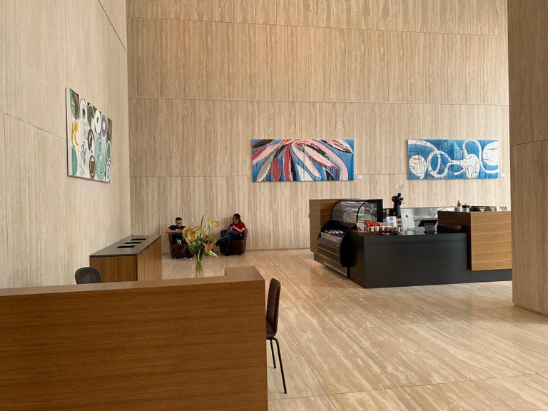 Javier Arizmendi-Kalb - DELTA - abstract reflection water painting ...