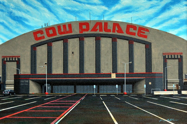 James Torlakson - Cow Palace - oil on canvas For Sale at 1stDibs