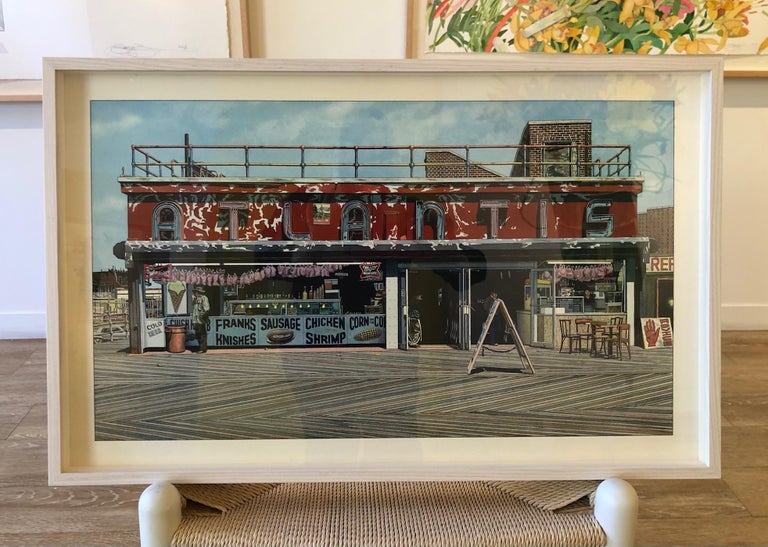 James Torlakson - Atlantis - aquarelle originale et unique de l'île de ...