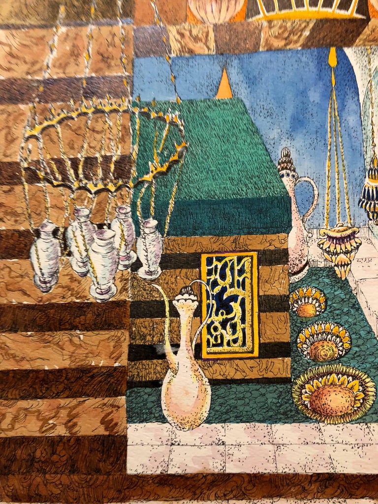 Baruch Nachshon - Machpela Cave Chevron 1967 Israeli Judaica Mixed ...