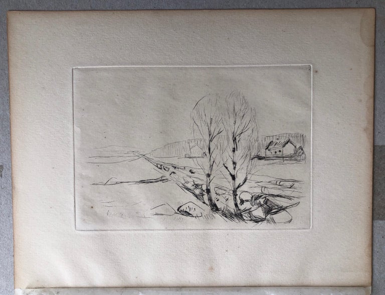 Edvard Munch - Edvard Munch 1908 Norwegische Landschaft, Norwegian ...