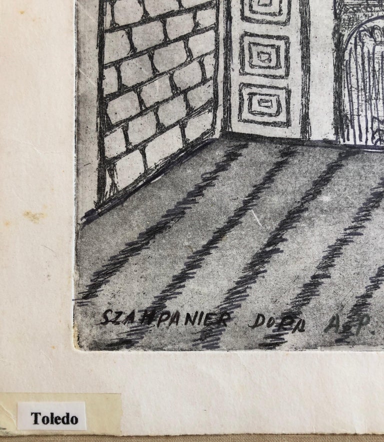 Dora Szampanier - Toledo Spain Sefard Jewish Memorial Etching Destroyed ...