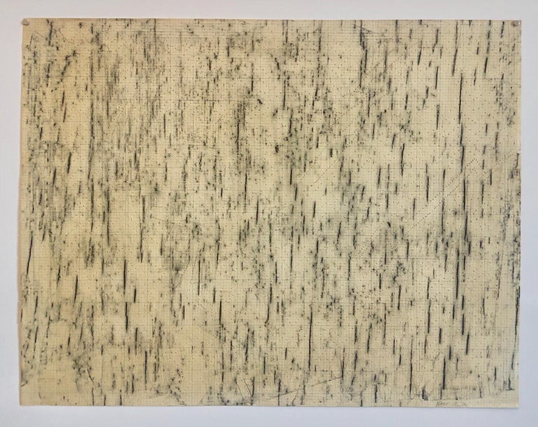 Katherine Porter - Abstract Expressionist Pencil Drawing Pierced Paper ...