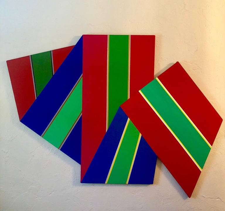 Reginald Holmes - Large Canadian Modernist Abstract Color Geometric ...