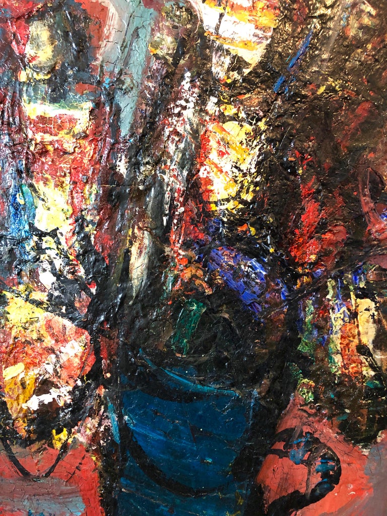 Rodolphe Caillaux - French Post Expressionist Ecole d'Paris Floral Oil ...