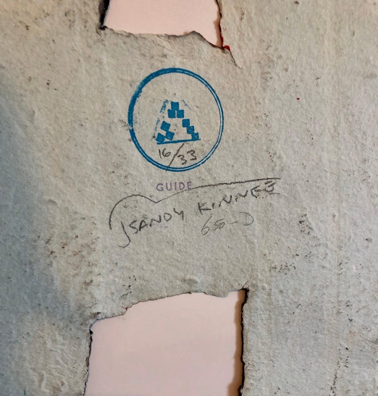 Sandy Kinnee - Abstract Modernist Colorful Mixed Media Art Screen-print ...