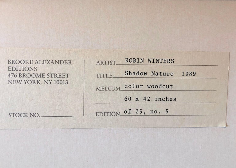 Robin Winters - Huge Conceptual Pop Art 14 Color Figurative Woodcut ...